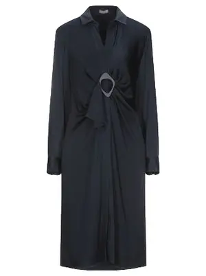 Malìparmi Midi Flared Dress Midnight Blue