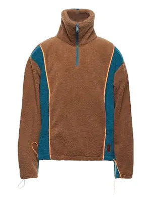 ADER ERROR Sherpa Fleece Sweatshirt - Brown