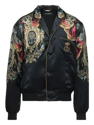 DOLCE & GABBANA Jacket In Silk Blend With Embroidered Details