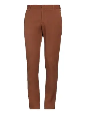 DANIELE ALESSANDRINI Man Pants Camel Size 30 Polyester, Elastane Brown