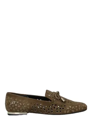 ROGER VIVIER ROGER VIVIER Military Leather Loafers Green