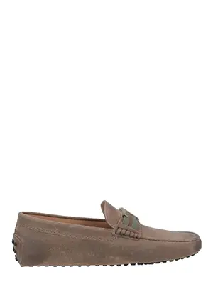 TOD'S TOD'S Calfskin Loafers Khaki