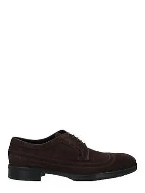 DOUCAL'S Lace-Up Shoes In Leather Brown