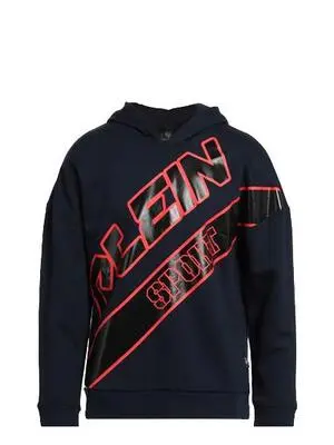 PLEIN SPORT Sweatshirt In Cotton And Polyester Blue