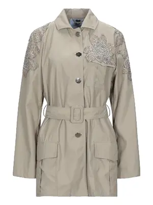 BLUMARINE BLUMARINE Belted Twill Trench Coat
