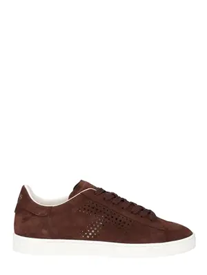 TOD'S Sneakers In Leather Brown