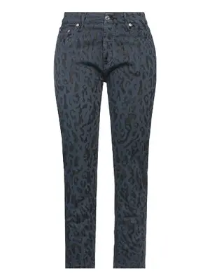 DEPARTMENT 5 Tapered Animal Print Pants - Navy