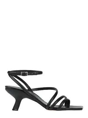 VIC MATIE VIC MATIĒ Leather Thong Sandals Black