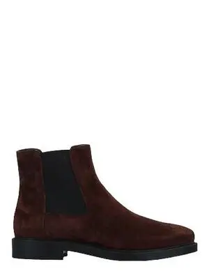 TOD'S Ankle Boots In Leather Brown