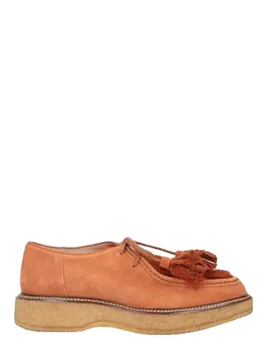 TOD'S TOD'S Lace-Up Shoes With Shearling Details Tan