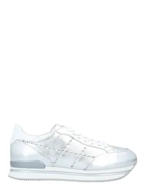 Hogan Leather Low-top Sneakers - Silver