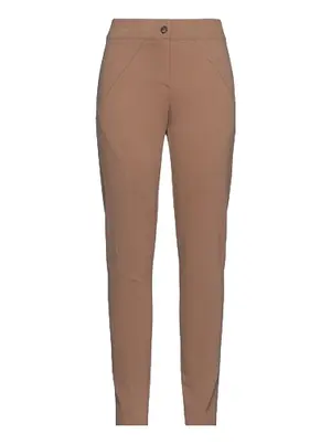 SIMONA VIGNOLI Tapered Jersey Trousers - Brown