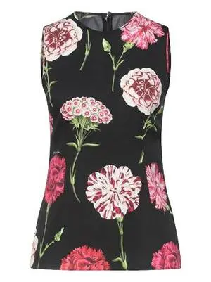 Dolce & Gabbana Floral Top - Black