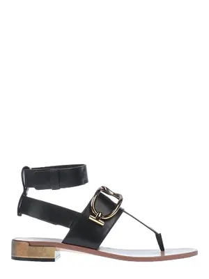 TOD'S Thong Sandal - Black