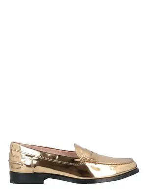 TOD'S Loafers In Leather Gold