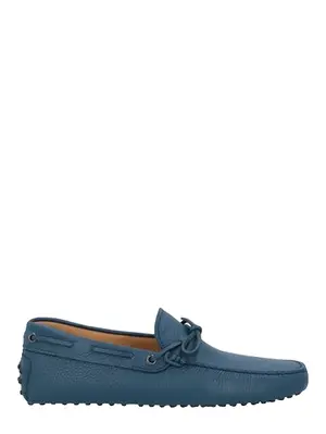 TOD'S Loafers In Leather Blue