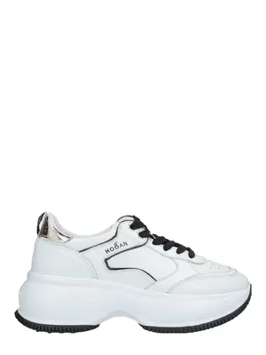 Hogan Leather Chunky Sneakers - White