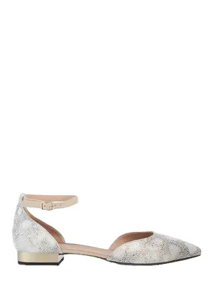 Geox Leather Ballet Flats - Beige