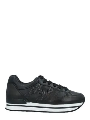 Hogan Light Leather Sneakers Black