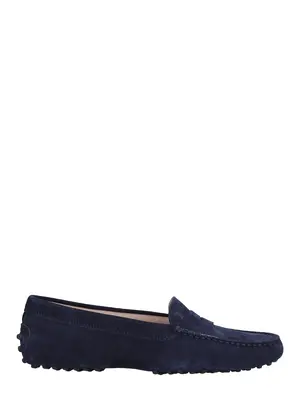 TOD'S Loafers In Leather Dark Blue