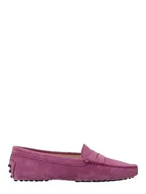 TOD'S Loafers In Leather Purple