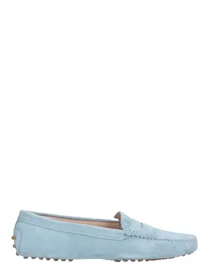 TOD'S Loafers In Leather Sky Blue