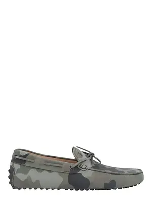 TOD'S TOD'S Leather Driving Loafers Green