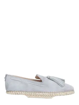 TOD'S Leather Espadrilles - Grey