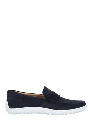 TOD'S TOD'S Suede Loafers Dark Blue