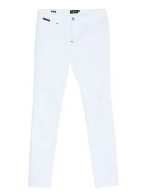 Philipp Plein PHILIPP PLEIN Straight-Leg Pants White