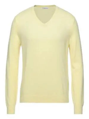 Malo Optimum Wool-cashmere Sweater - Yellow