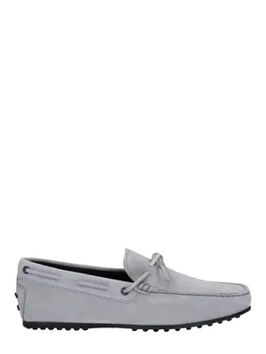 TOD'S TOD'S Leather Loafers Light Grey
