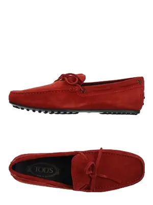 TOD'S TOD'S Leather Loafers Red