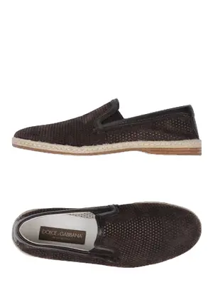 Dolce & Gabbana Espadrilles In Goat Skin And Calfskin Brown