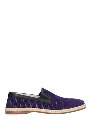 Dolce & Gabbana Espadrilles In Goat Skin And Calfskin Purple