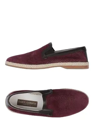 Dolce & Gabbana Espadrilles In Goat Skin And Calfskin Red