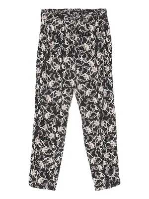 PINKO Floral Print Crepe Pants