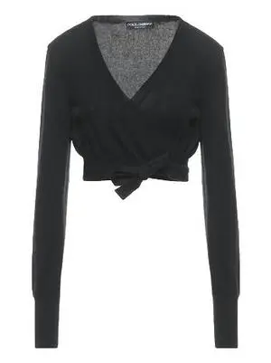 Dolce & Gabbana Cashmere Wrap Cardigan - Black