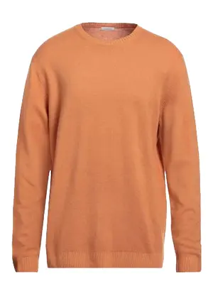 Malo Sweater In Virgin Wool Orange