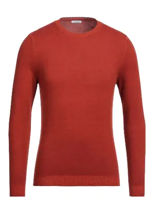 Malo Sweater In Virgin Wool Rust