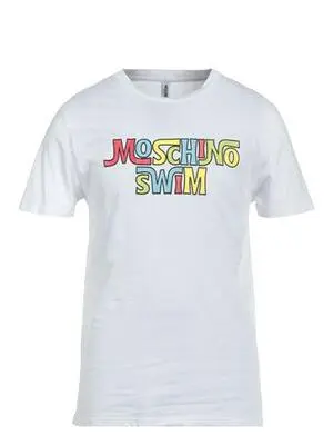 Moschino Swim Man T-shirt White Size S Cotton White