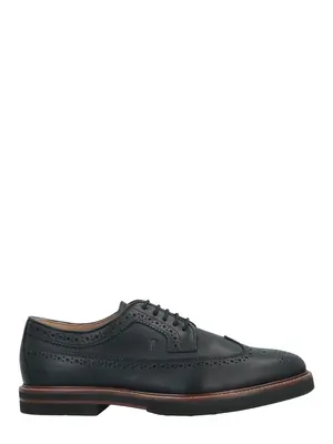 TOD'S Lace-Up Leather Shoes Black