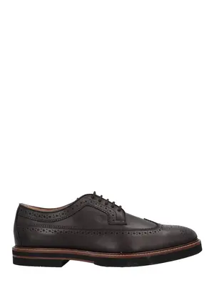 TOD'S Lace-Up Leather Shoes Dark Brown