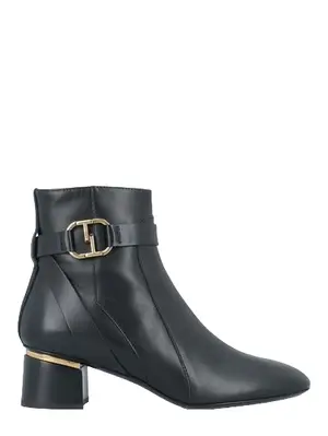 TOD'S Leather Ankle Boots - Black