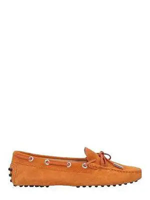 TOD'S Loafers In Leather Mandarin