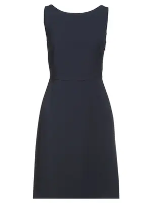 SEVENTY VENEZIA Midi Trapeze Dress Dark Blue
