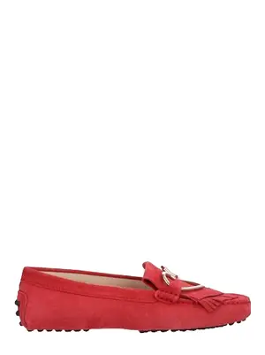 TOD'S Loafers In Leather Red