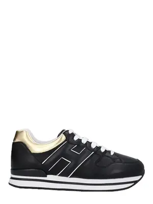 Hogan HOGAN Leather Low-Top Sneakers Black
