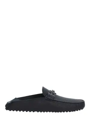 TOD'S TOD'S Leather Mules Dark Blue