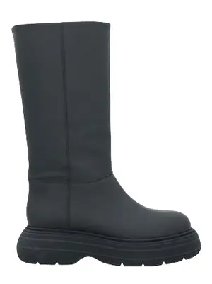 Gia Couture Calfskin Boots Black